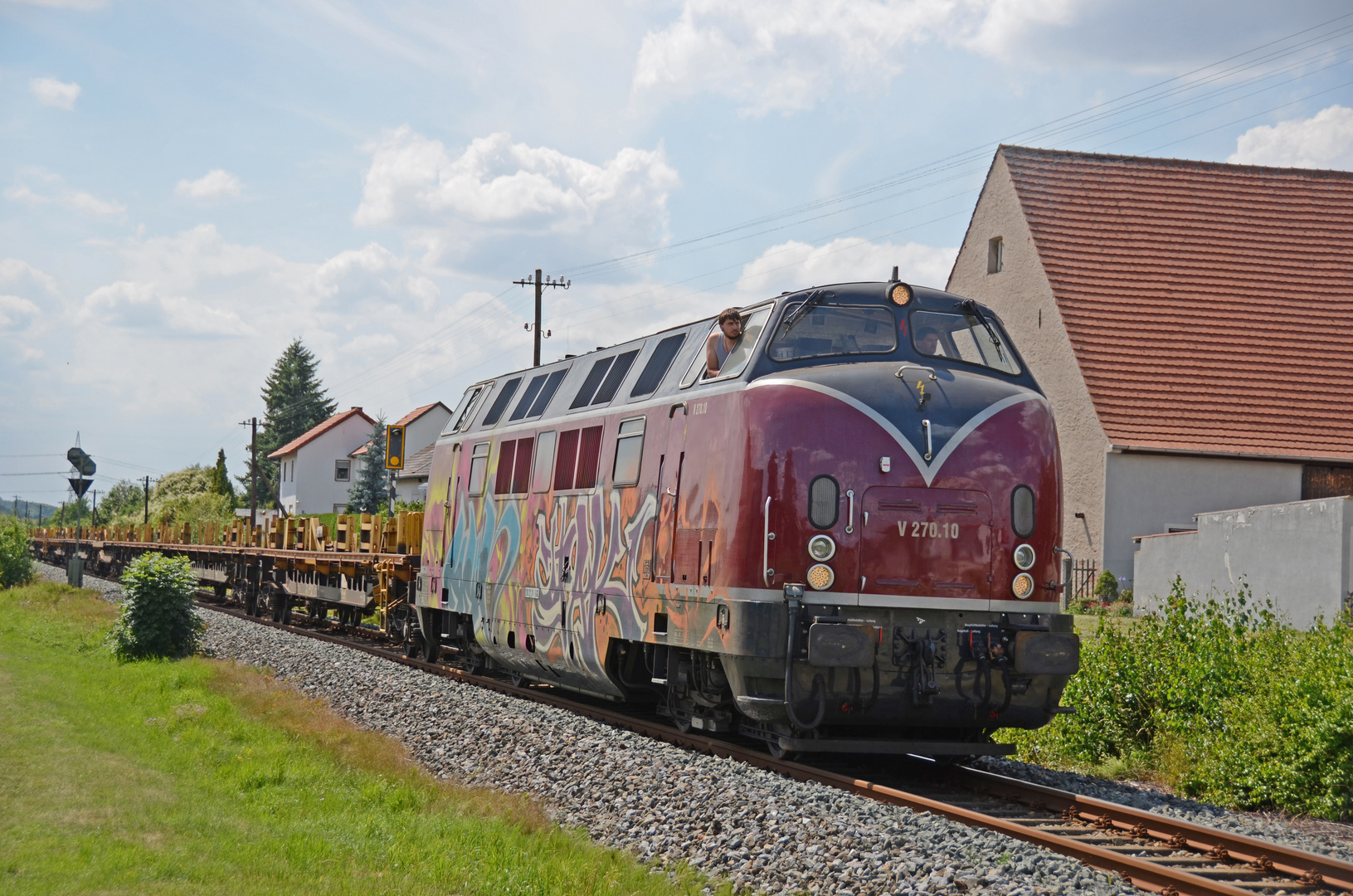 Diesellok V270.10 Foto & Bild | historische eisenbahnen, db 1949 - 1993 ...