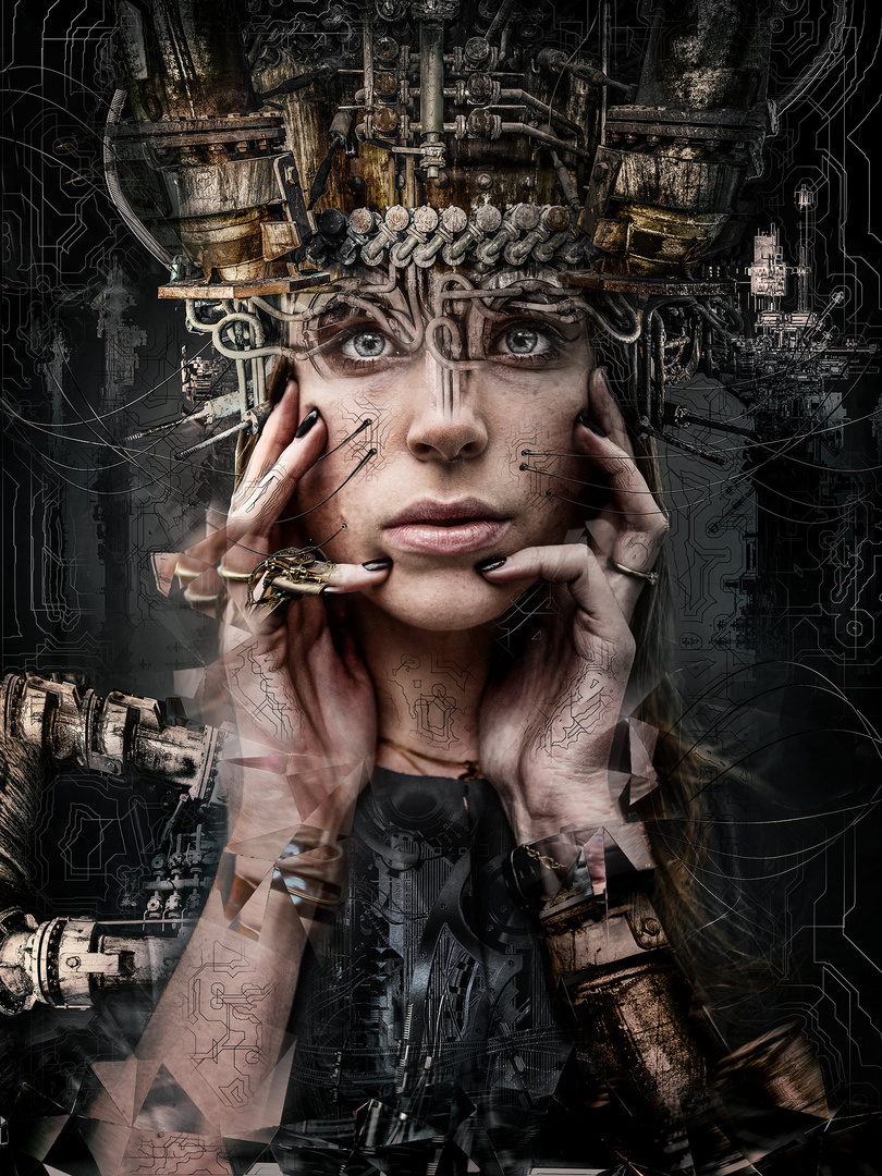 Digital Decay Nr.22: Biomechanisch Foto & Bild | fotomontage, science ...