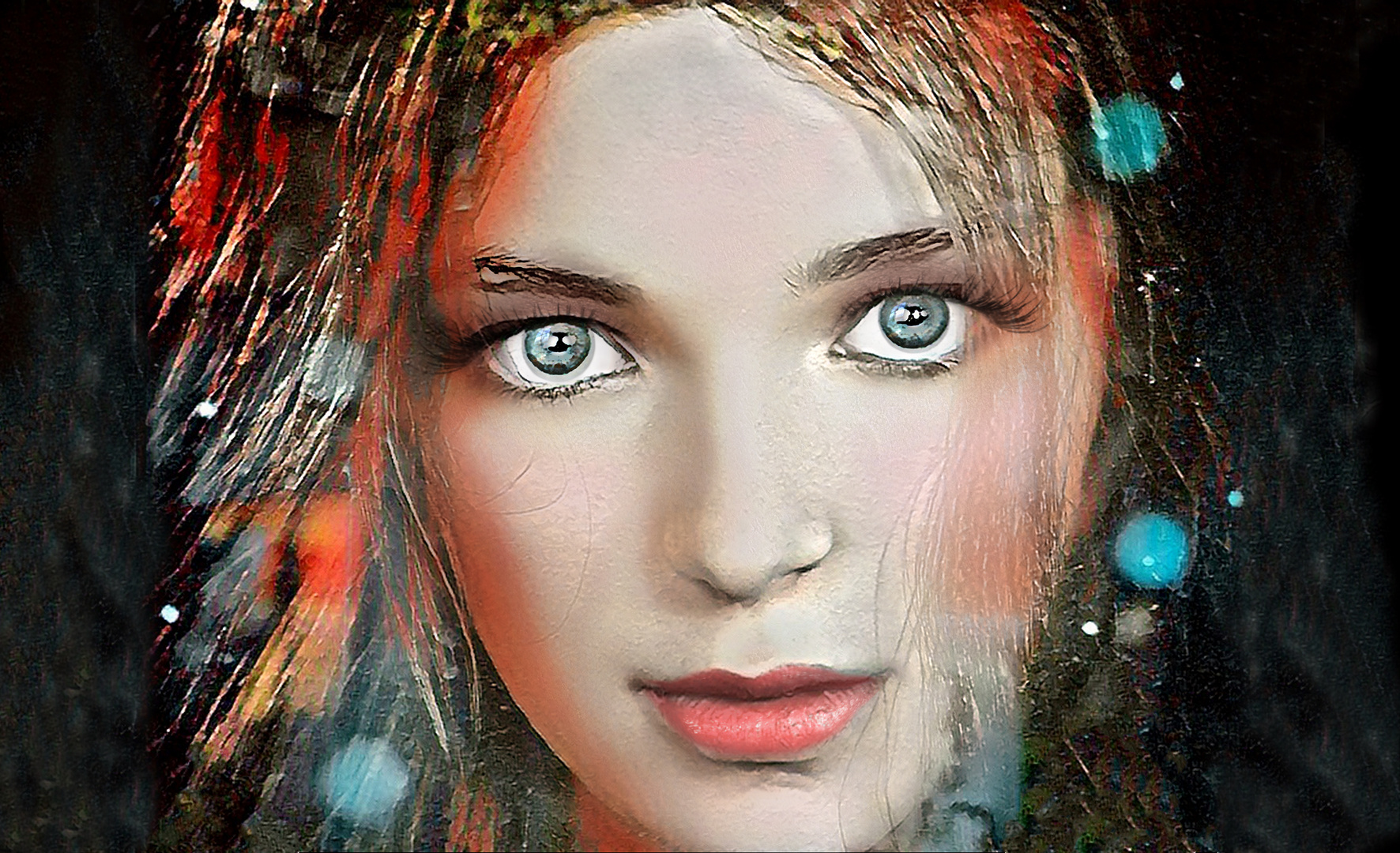 Digital Portre Foto & Bild | deutschland, europe, abstraktes Bilder auf ...