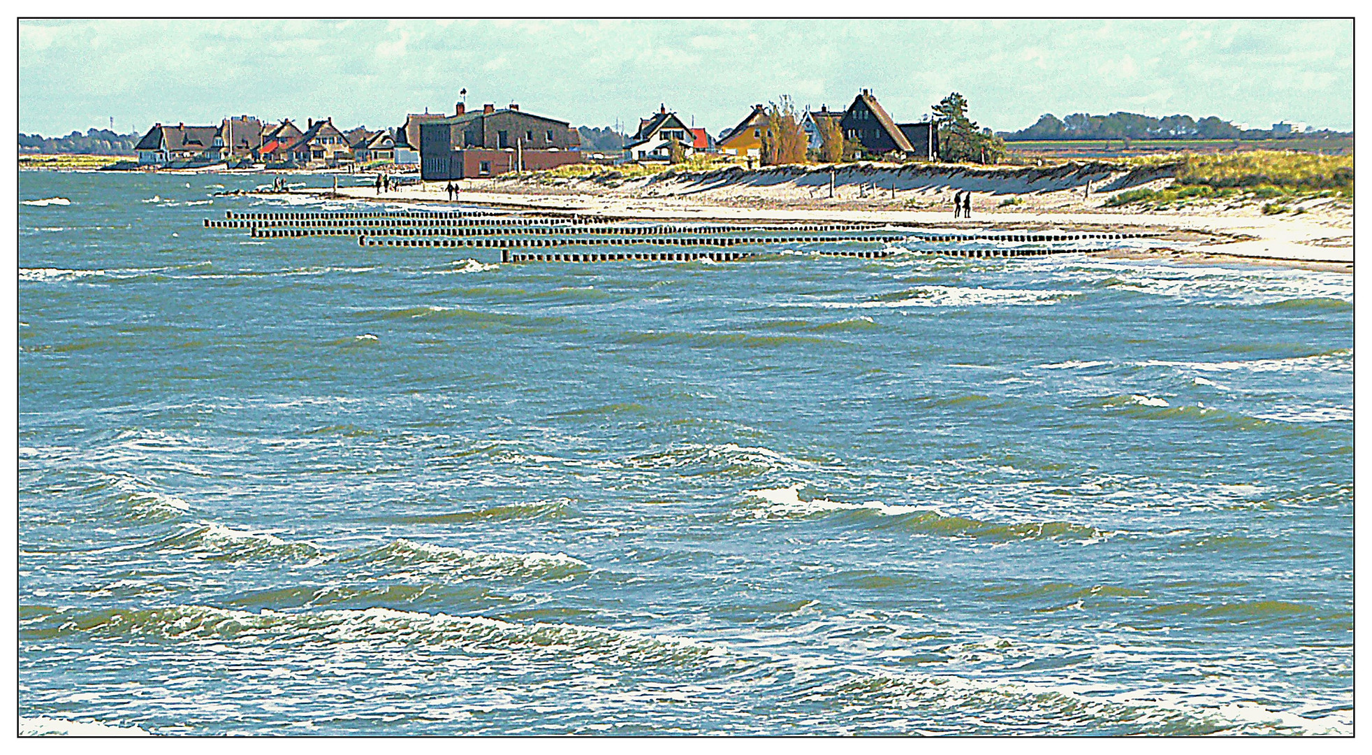 Direkt am Meer Foto & Bild | landschaften, blau, wolken Bilder auf ...