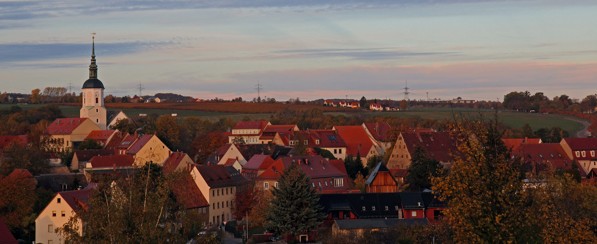 Dohna mit Morgenlicht vom alten Steinbruch aufgenommen... Foto & Bild ...