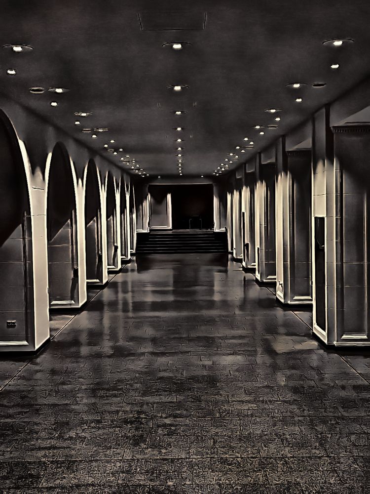 Donnerstag mit Durchblick - Durchblick inhalb der Stadthalle Kassel Foto & Bild | architektur ...