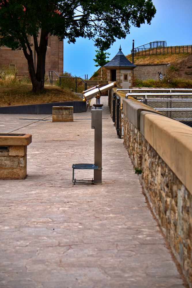 Donnerstag mit Durchblick - Möglichkeit zum Durchblick auf der Zitadelle Petersberg in Erfurt ...