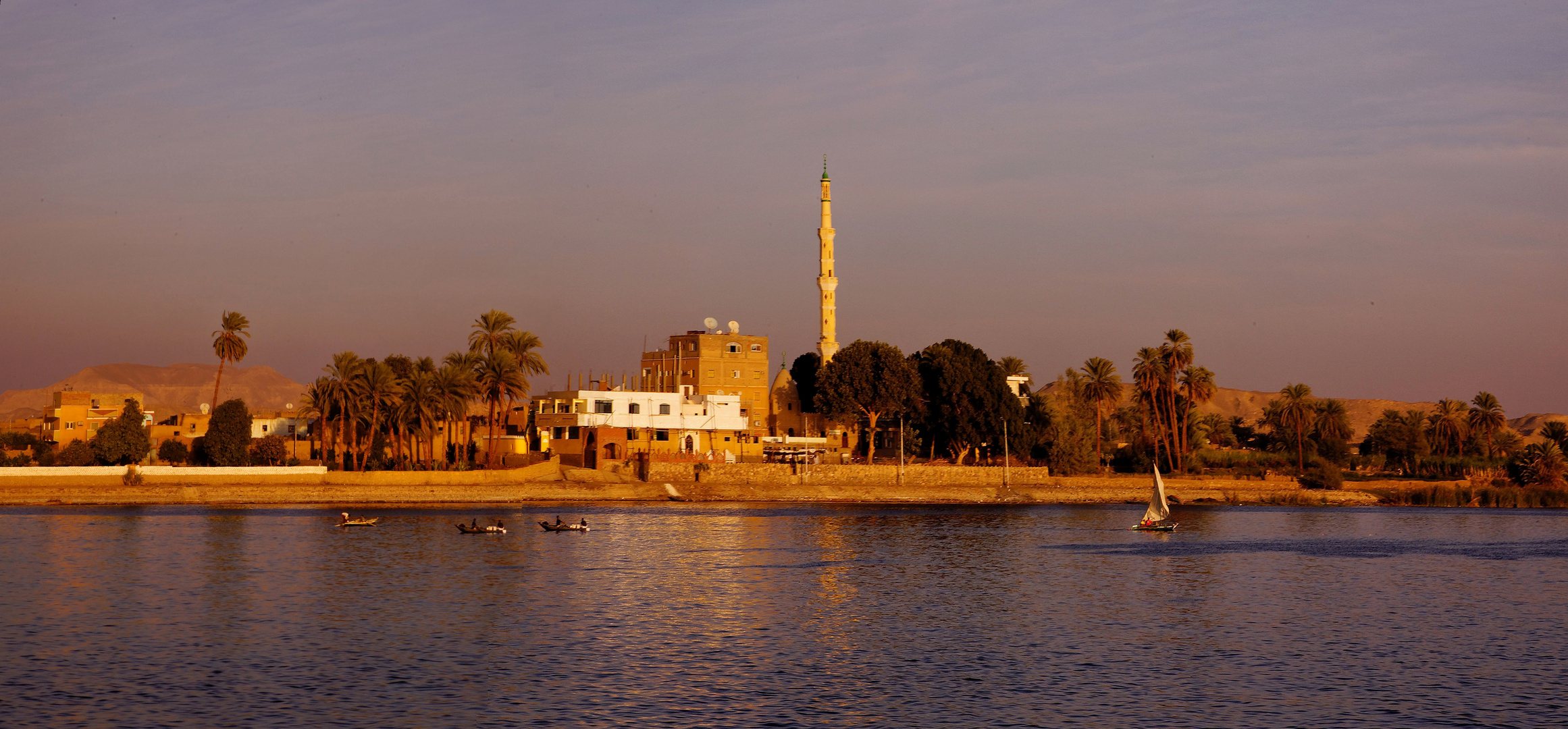 Dorf am Nil Foto & Bild | africa, egypt, north africa Bilder auf ...