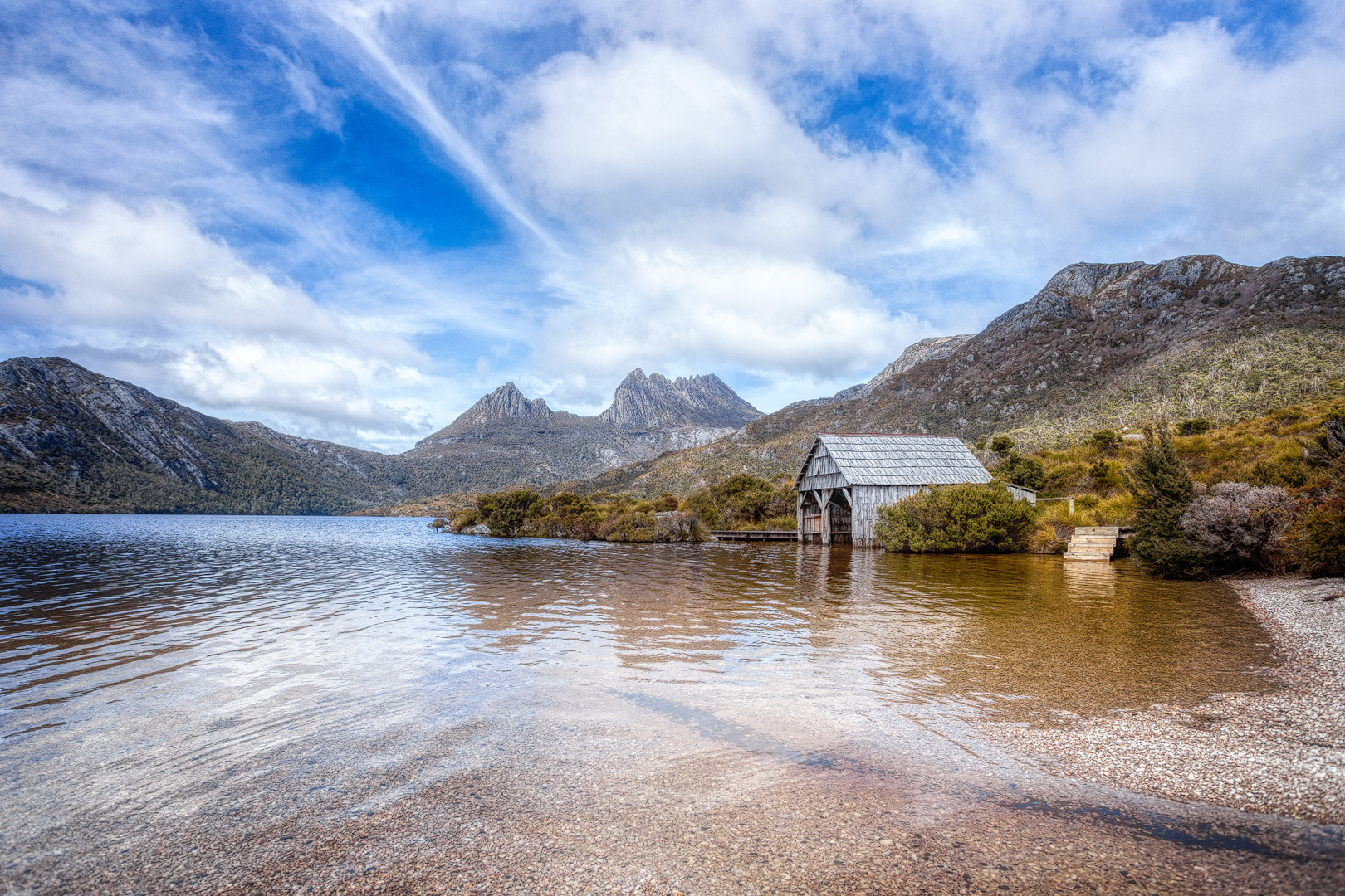 .Dove Lake. Foto & Bild | australia, wasser, natur Bilder auf fotocommunity