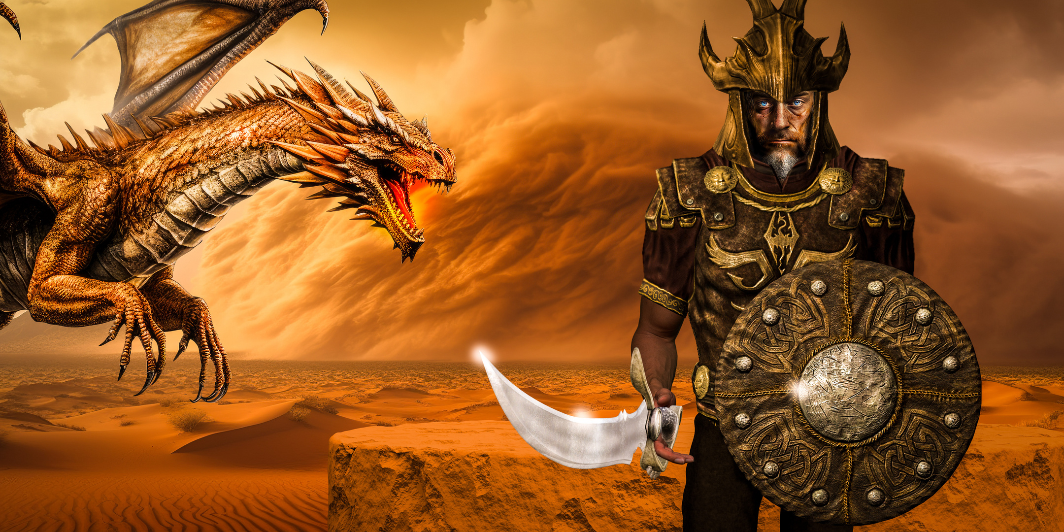 Dragon Attack Foto & Bild | fotomontage, fantasy mystery, surreal ...