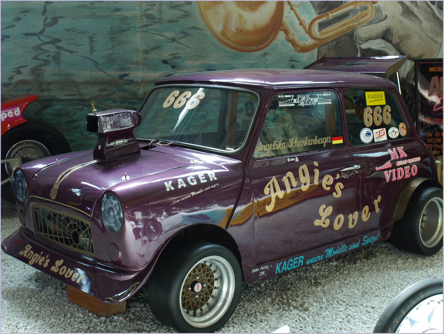 Dragster Mini-Cooper photo et image | lila, auto, museum Images ...