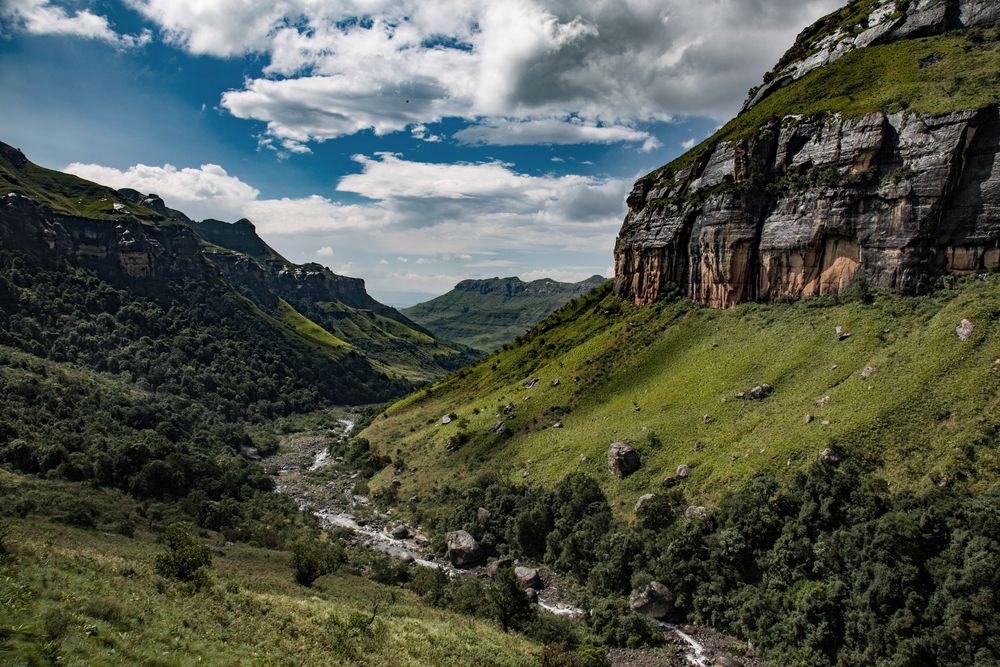 Drakensberge Tendele Amphitheater Foto & Bild | landschaft, berge ...
