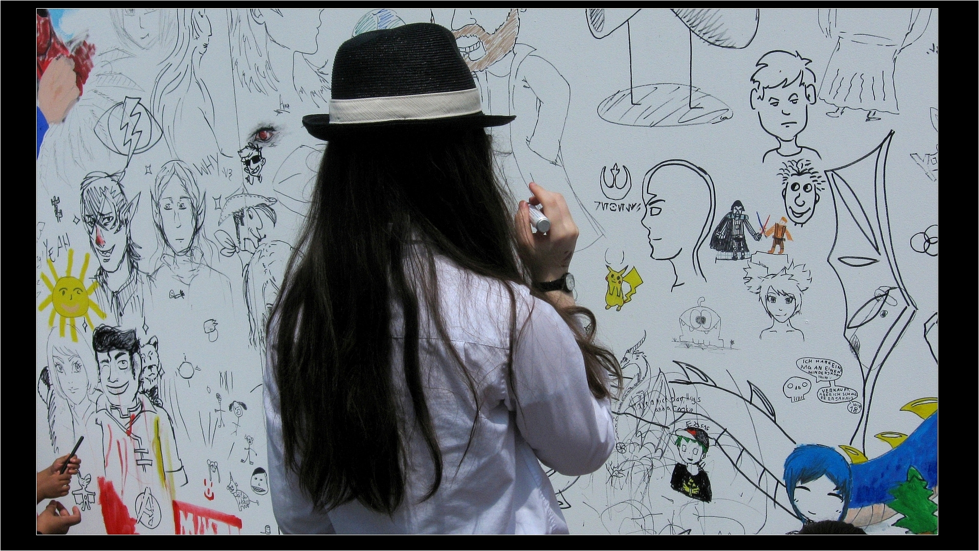 Drawing Foto & Bild | art, people, white Bilder auf fotocommunity