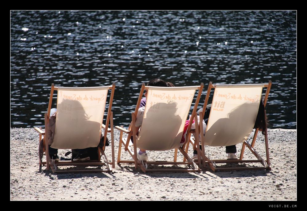 Drei am See Foto & Bild | erwachsene menschen, alltagsereignisse, menschen in der freizeit ...