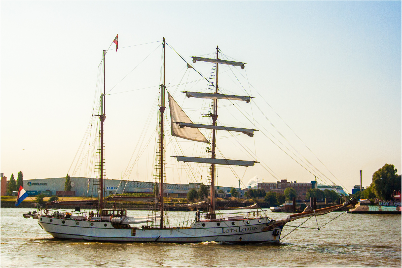 Drei Mast Barkentine LOTH LORIEN ... Foto & Bild | hamburg, hafen ...