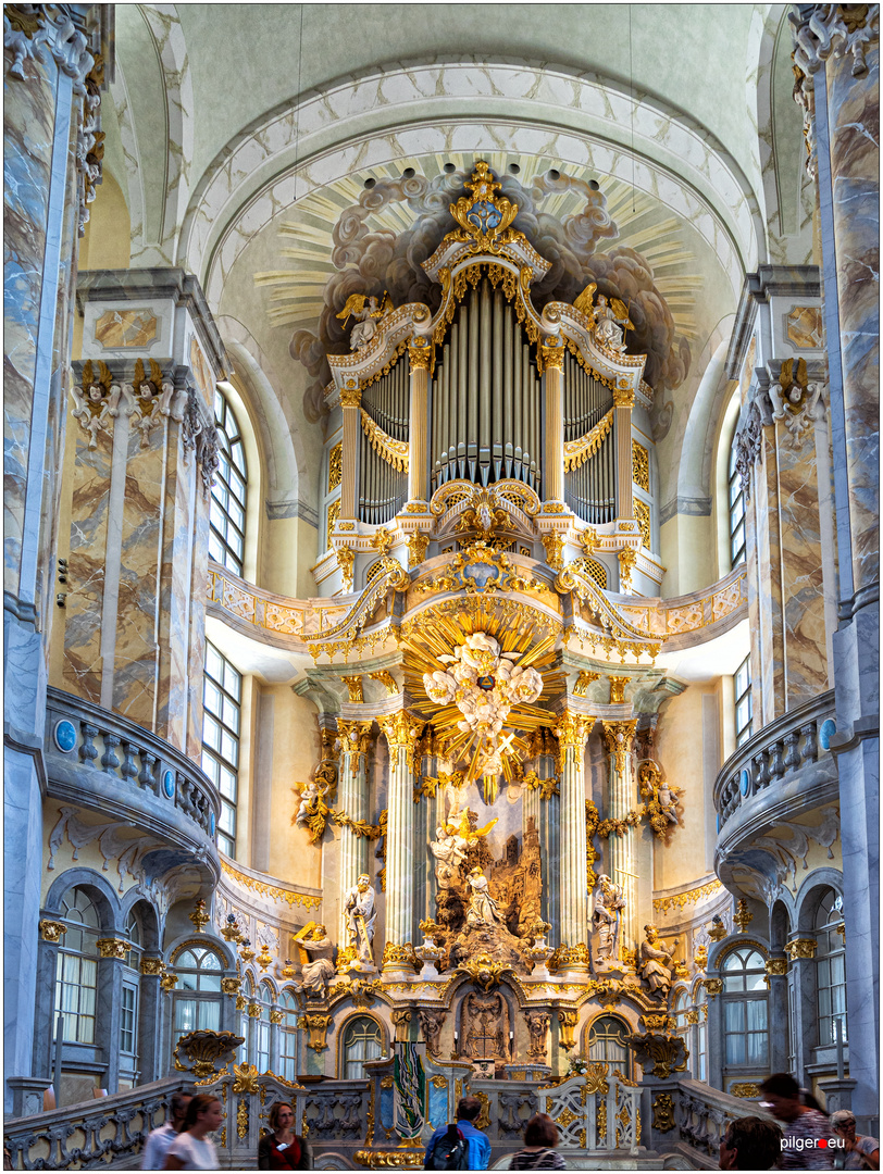 Dresden - Frauenkirche Altar Foto & Bild | architektur, deutschland, europe Bilder auf fotocommunity