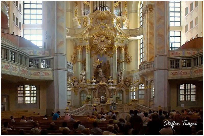 Dresden Frauenkirche Foto & Bild | architektur, sakralbauten, innenansichten kirchen Bilder auf ...