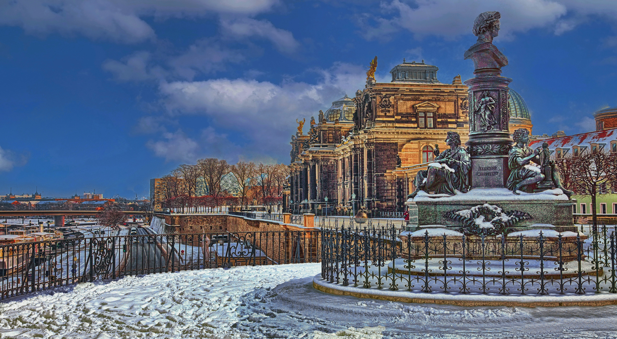 Dresden - Spaziergang im Winter - Foto & Bild | city, world ...