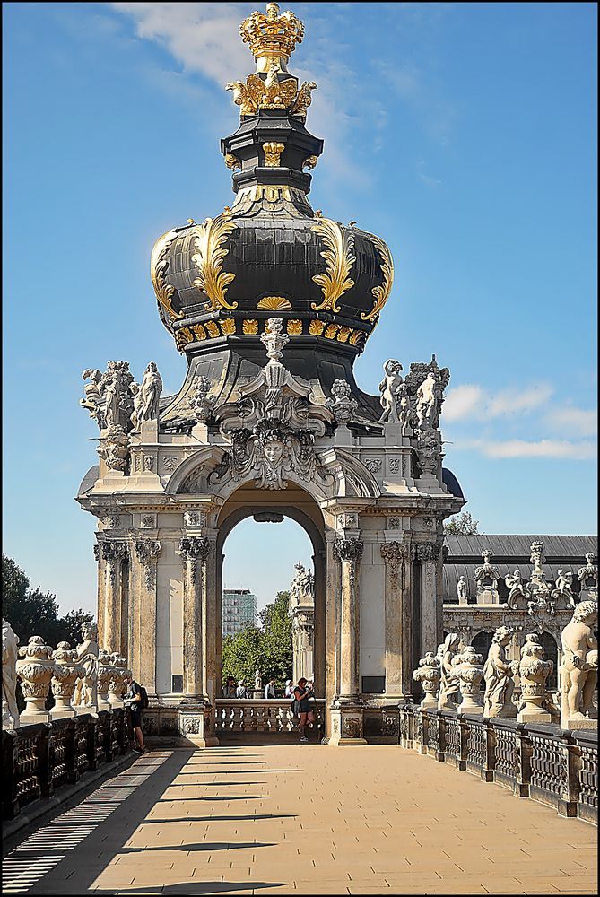 Dresdner Sichten 5 - Das Kronentor des Zwingers Foto & Bild | world ...