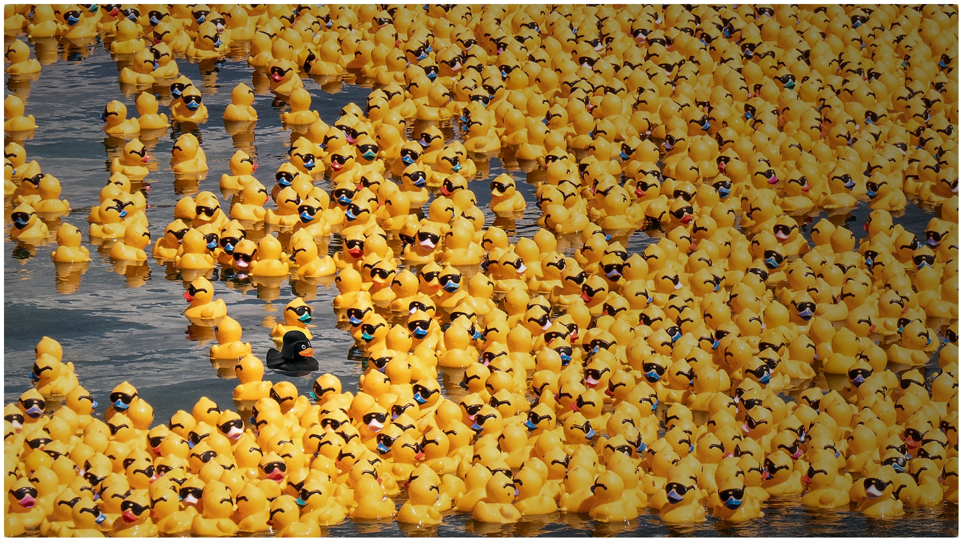 Ducks, I am your father Foto & Bild | dokumentation, wasser, gelb ...