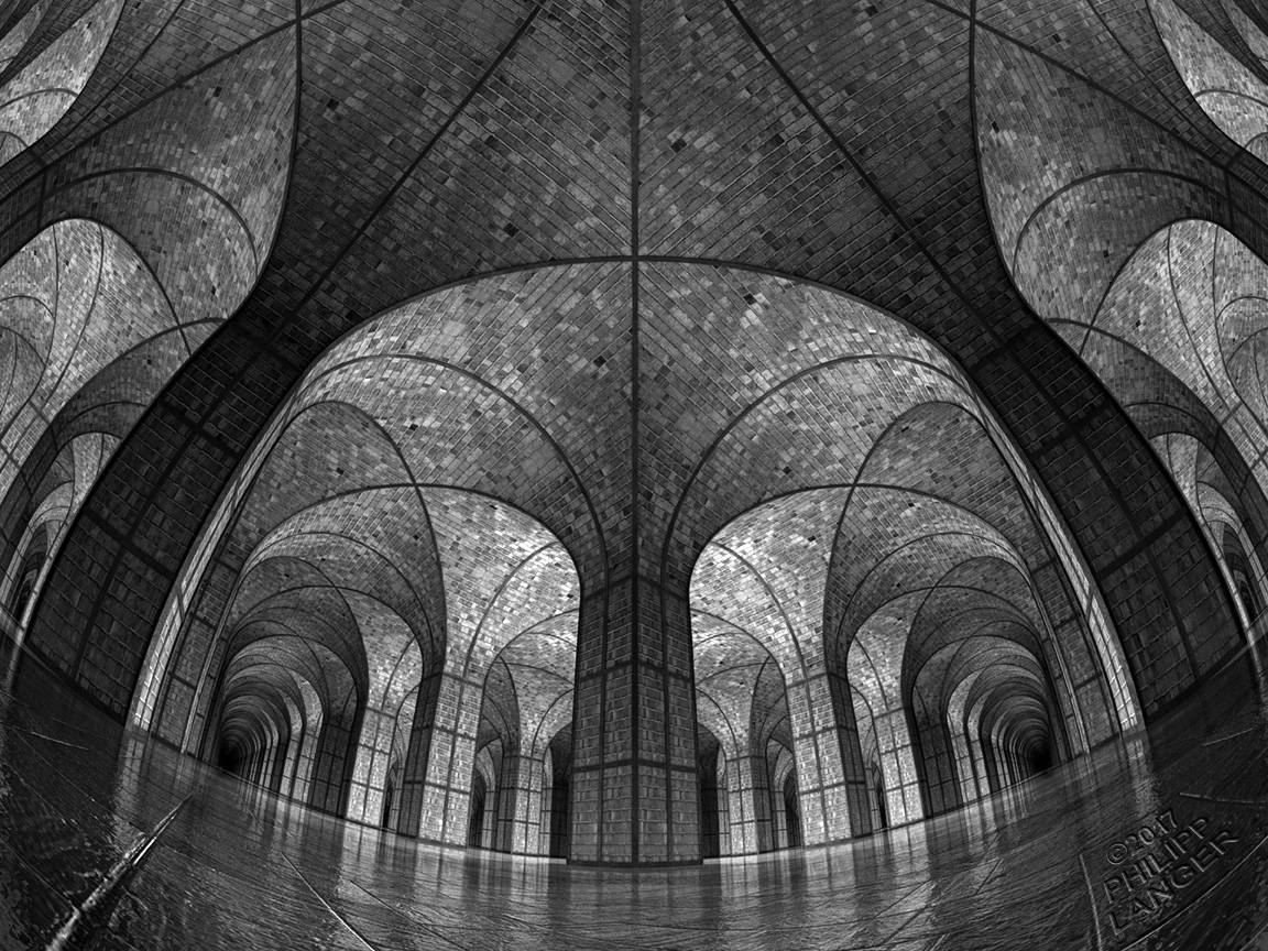 Dunkles Gewölbe II Foto & Bild | rendering, landschaftsrendering, keller Bilder auf fotocommunity