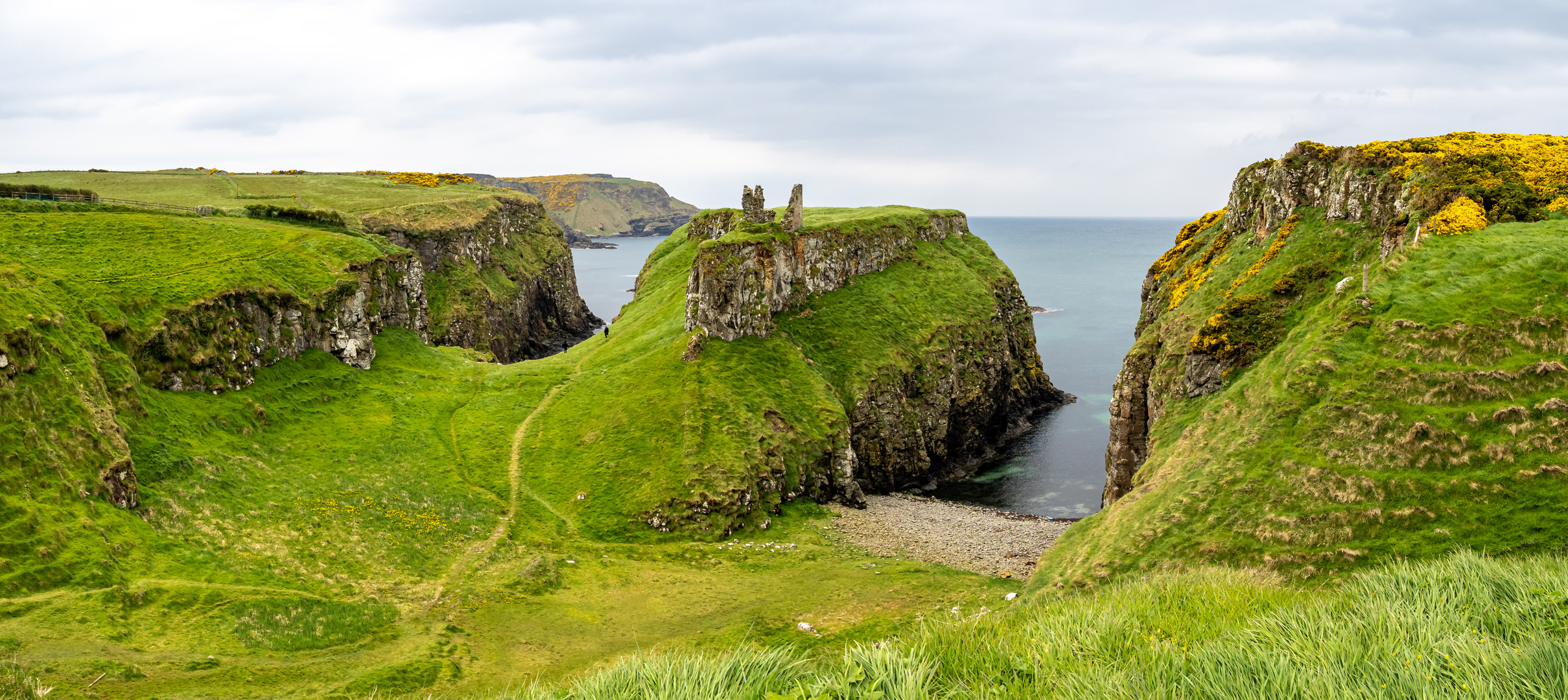 Dunseverick Castle Foto & Bild | world, steilküste, natur Bilder auf ...