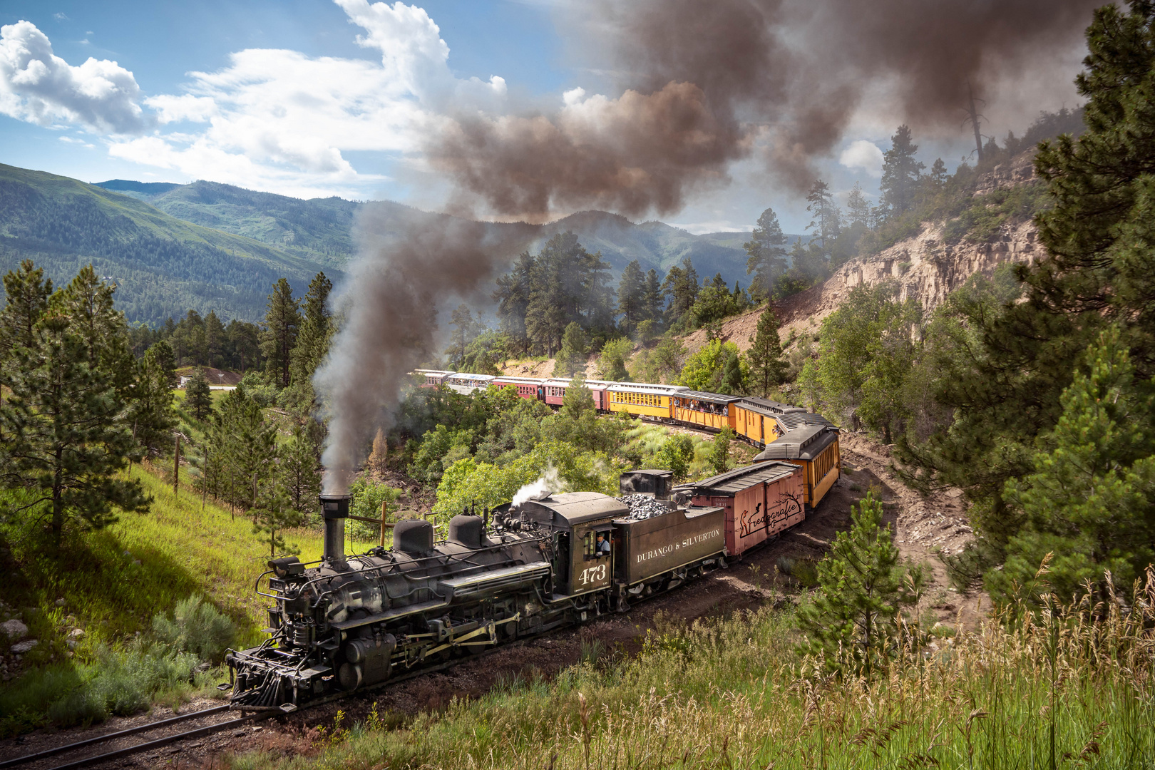 Durango Silverton Railway Foto & Bild | urlaub, usa, natur Bilder auf ...