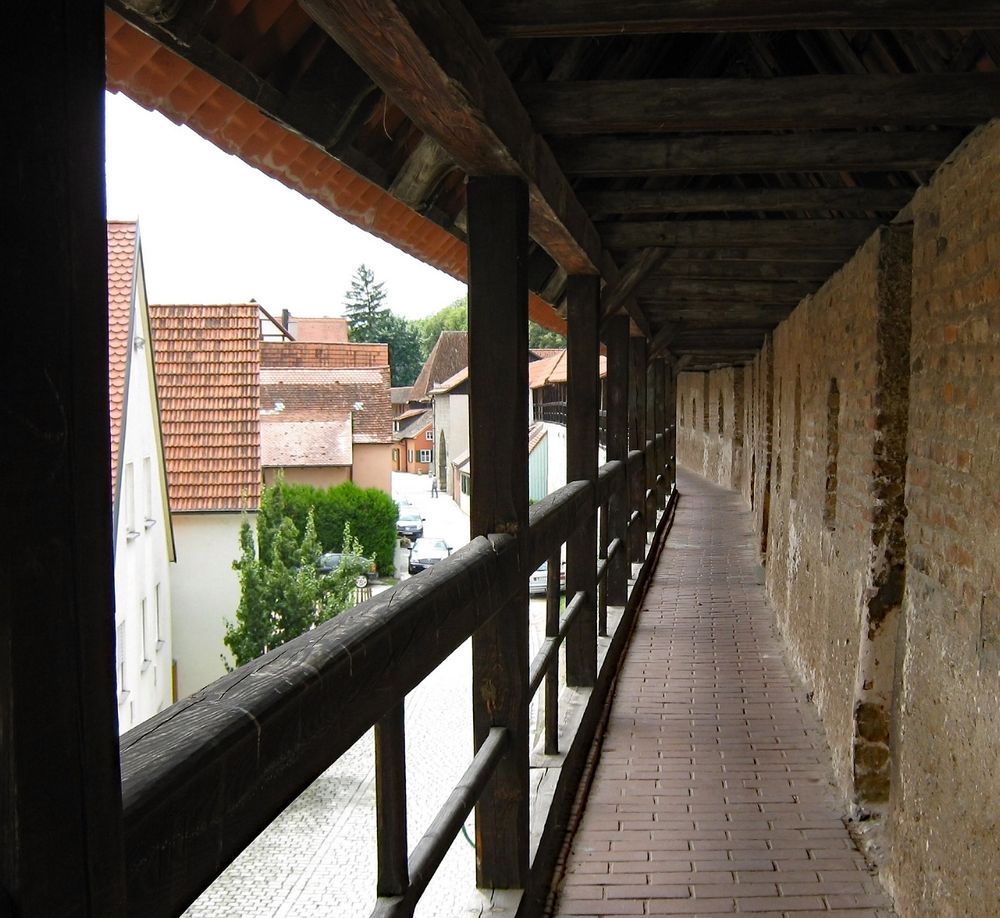 Durchblick von der Stadtmauer Foto & Bild | architektur, deutschland, europe Bilder auf ...