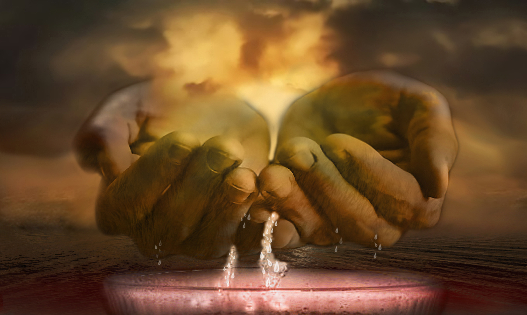 Durst löschen Foto & Bild | fotomontage, fantasy mystery, bearbeitungs ...