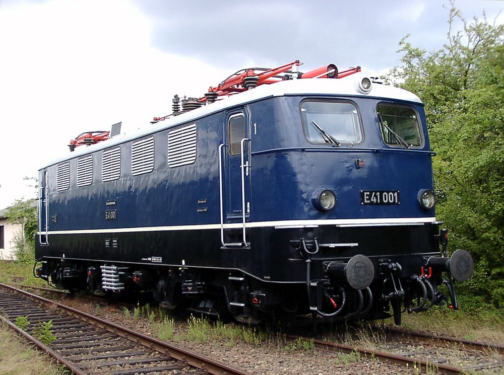E 41 001 im Eisenbahnmuseum Koblenz - Lützel Foto & Bild | dampf ...