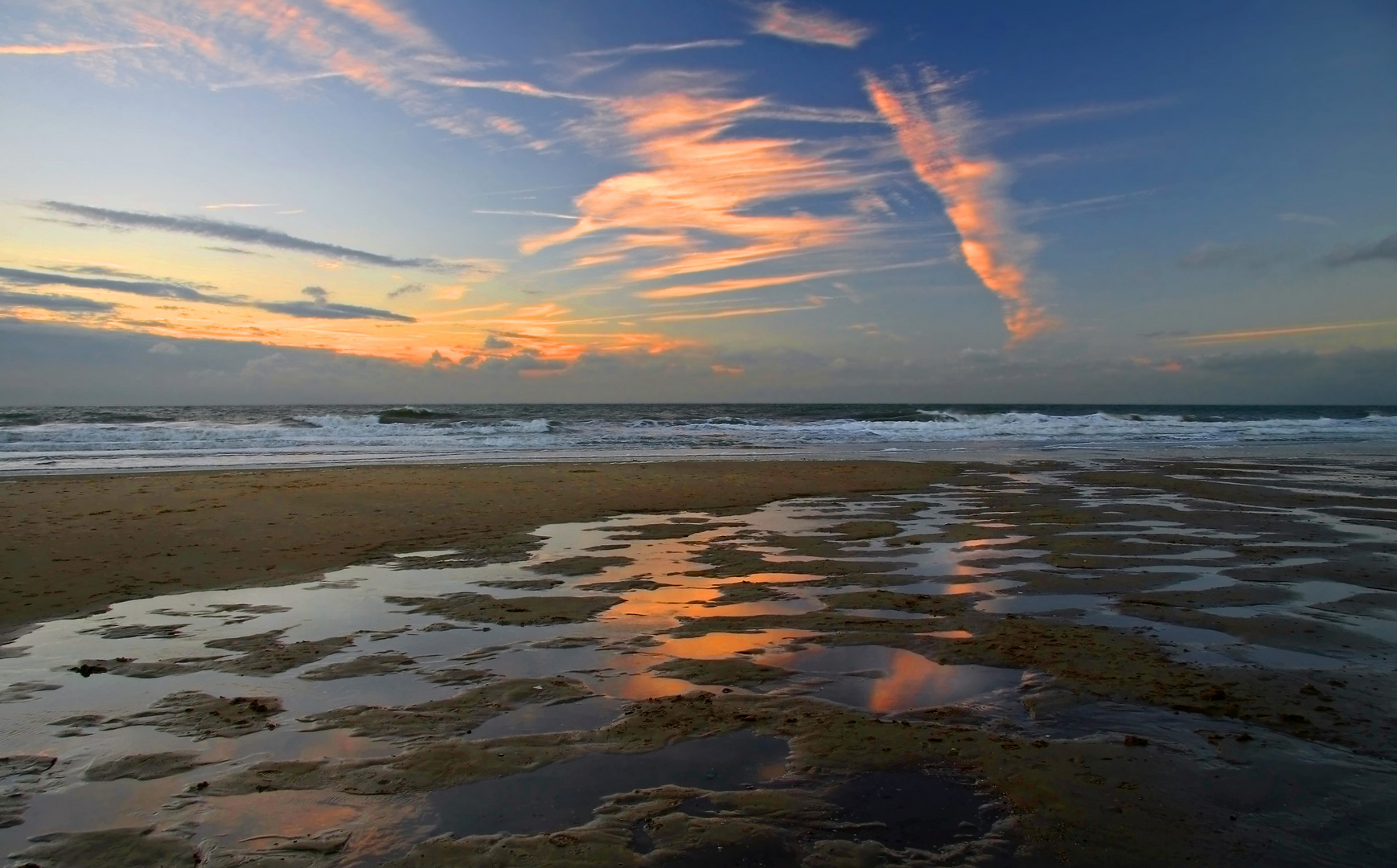 Ebbe im Abendlicht Foto & Bild | spezial, sonnenuntergang, wasser ...