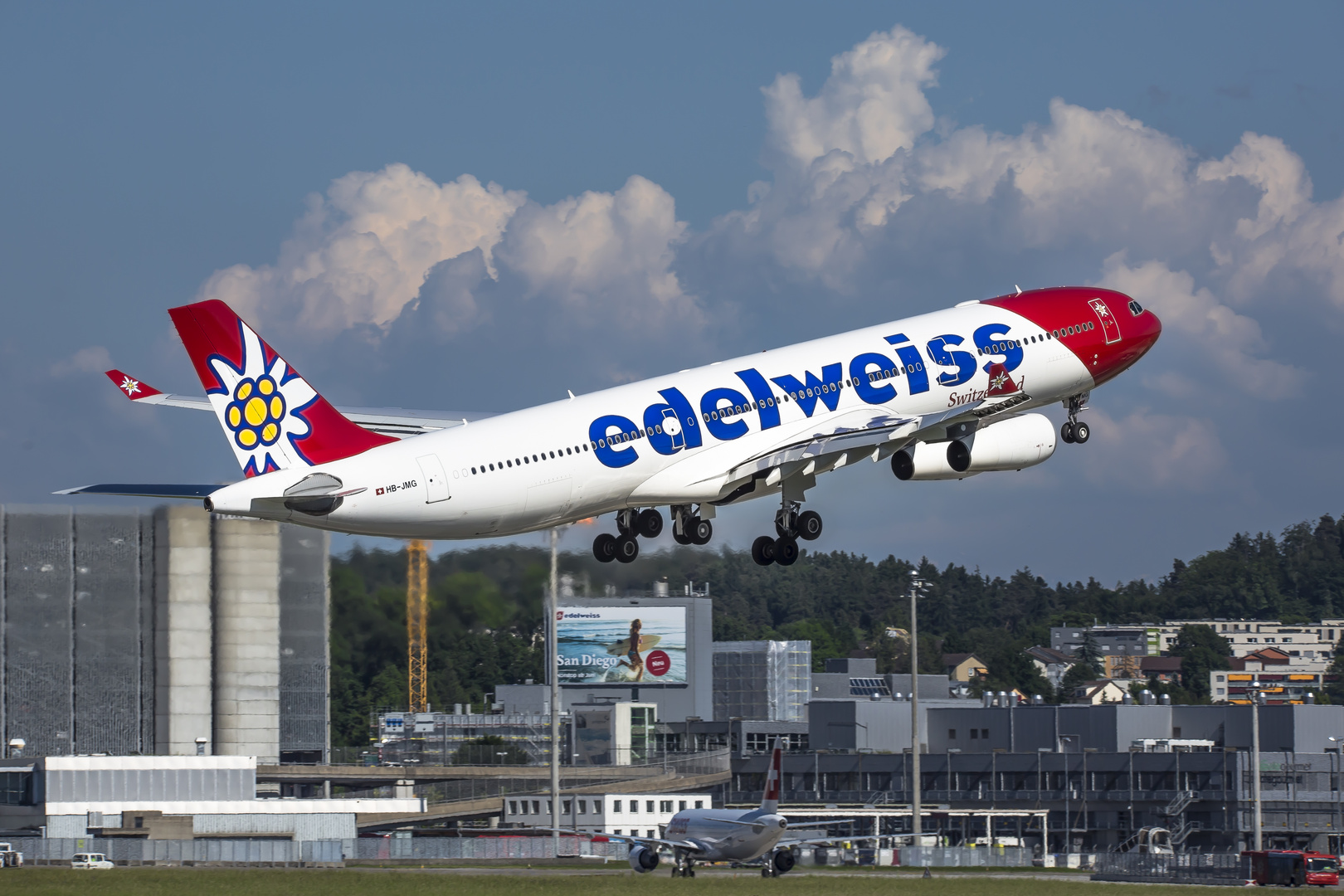 Edelweiss Foto & Bild | air, airbus, schweiz Bilder auf fotocommunity