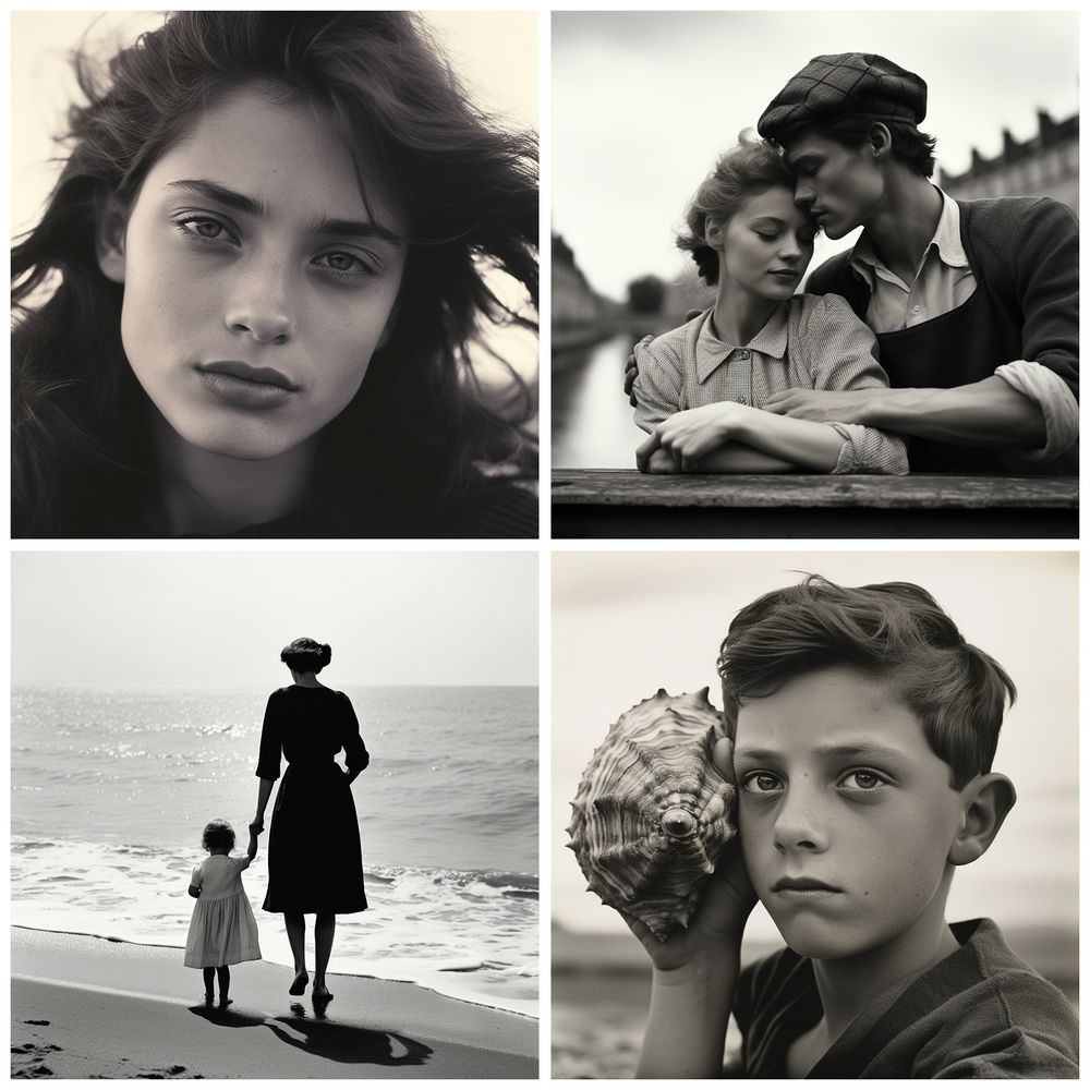 Edouard Boubat Foto & Bild | ki-generierte bilder, ki - menschen, ki - portraits Bilder auf ...