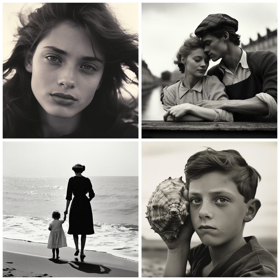 Edouard Boubat Foto & Bild | ki-generierte bilder, ki - menschen, ki - portraits Bilder auf ...