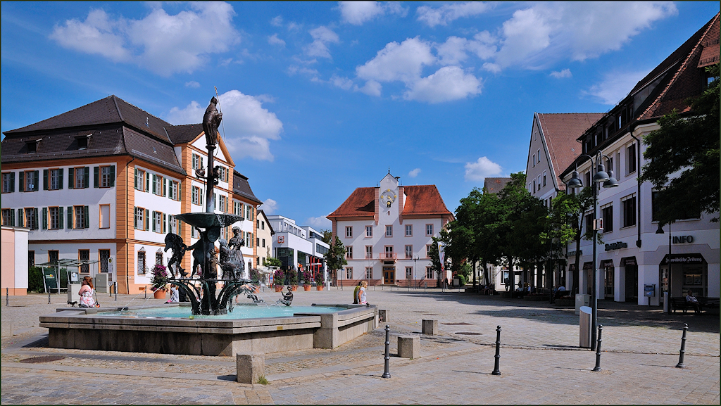 Ehingen Marktplatz Foto & Bild | deutschland, europe, baden ...