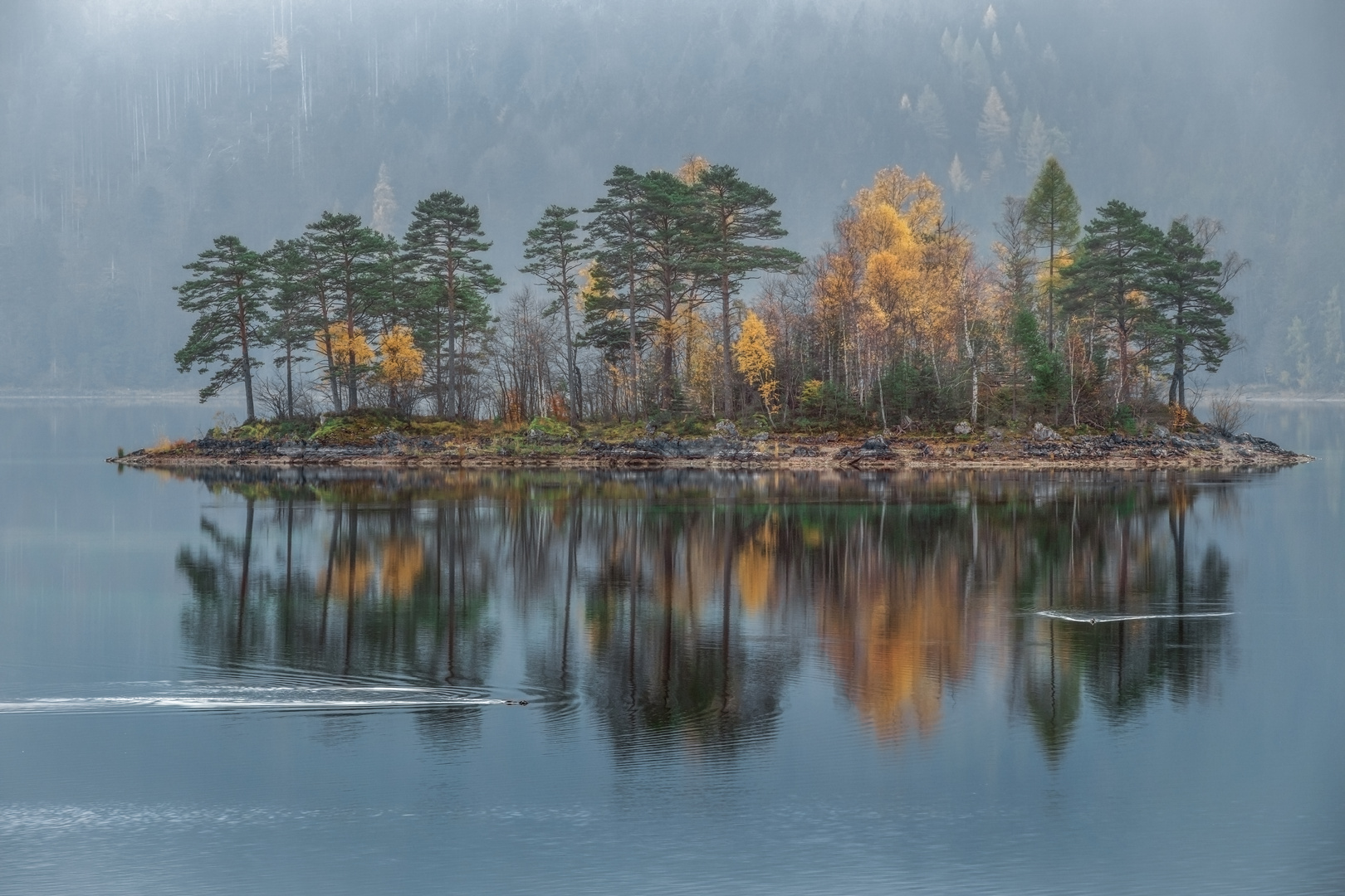 Eibsee. Foto & Bild | natur, herbst, see Bilder auf fotocommunity