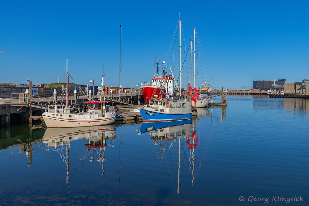 Ein Blick in den Hafen von Hvide Sande Foto & Bild | europe ...