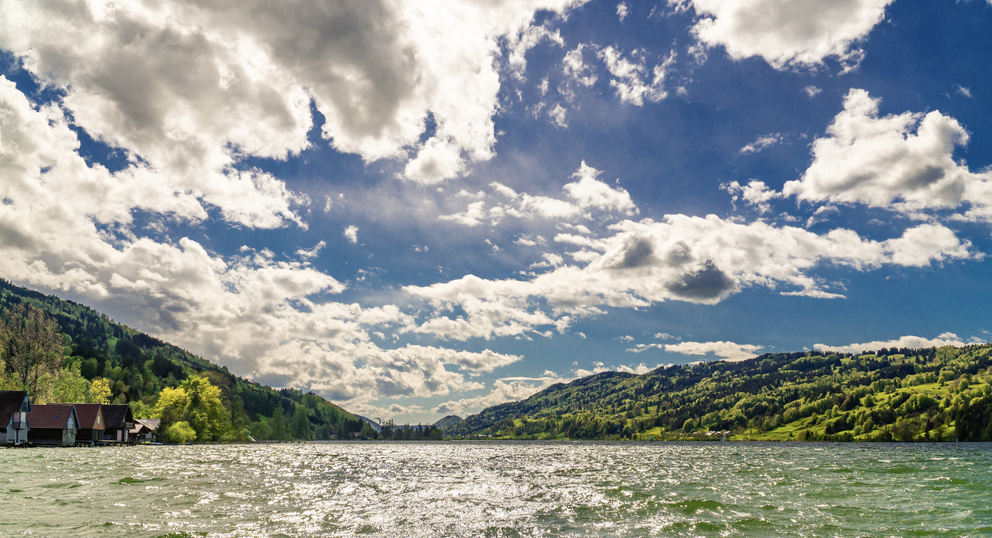 Ein Blick über den Alpsee Foto & Bild | landschaft, berge, bach, fluss ...