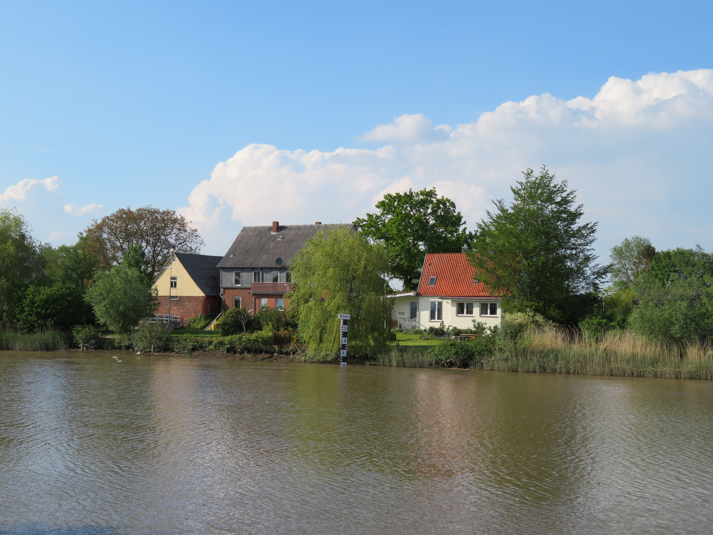 ein Blick über die Oste ... Foto & Bild | landschaften, outdoor, wasser ...