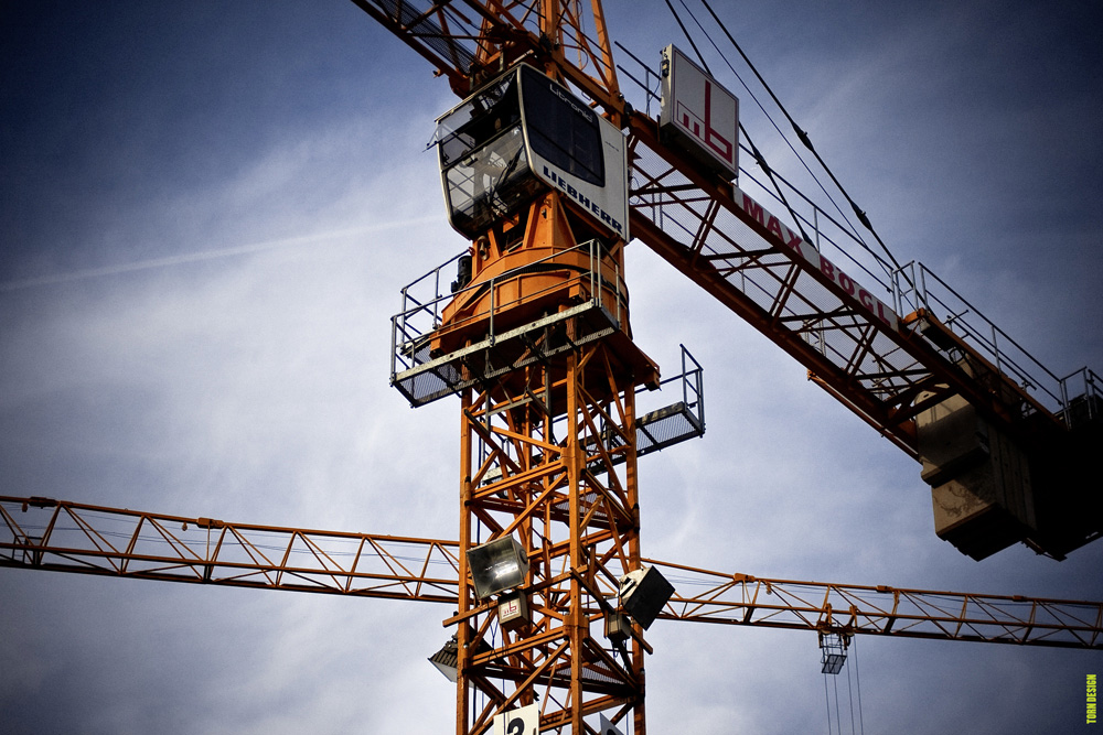 Ein einfacher Kran // Foto & Bild | architektur, baustellen, motive ...