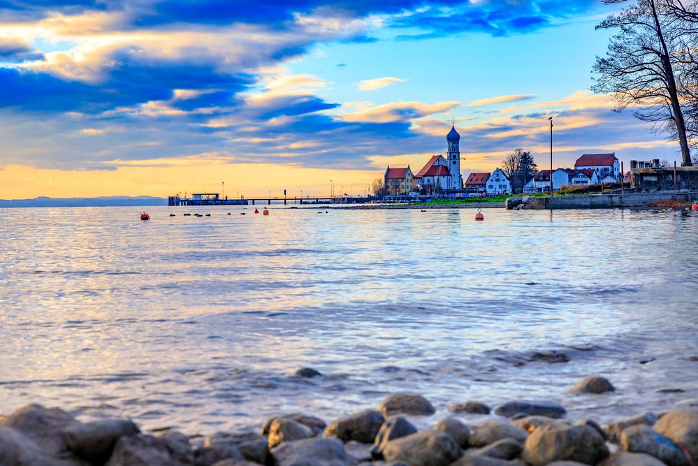 Ein HDR am Bodensee Foto & Bild | landschaft, berge, bach, fluss & see ...