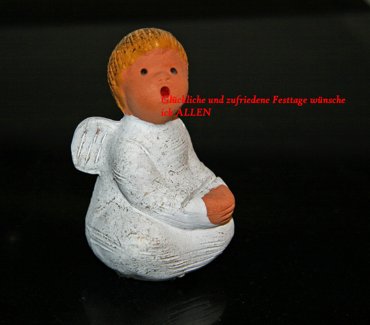 Ein kleiner Engel und ich wünschen euch.... Foto & Bild | wünsche ...