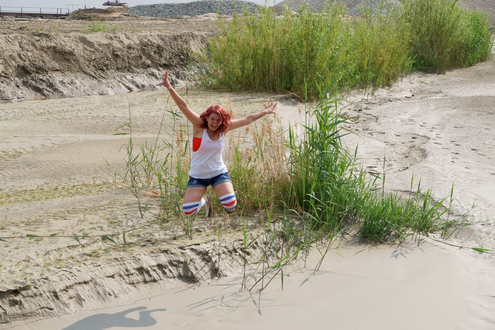 Ein Tag am Baggersee Foto & Bild | erwachsene menschen, fashion ...