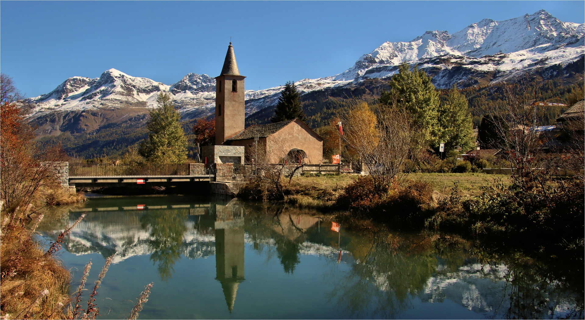 EIN TRAUMTAG IM ENGADIN Foto & Bild | kirche, natur, herbst Bilder auf ...