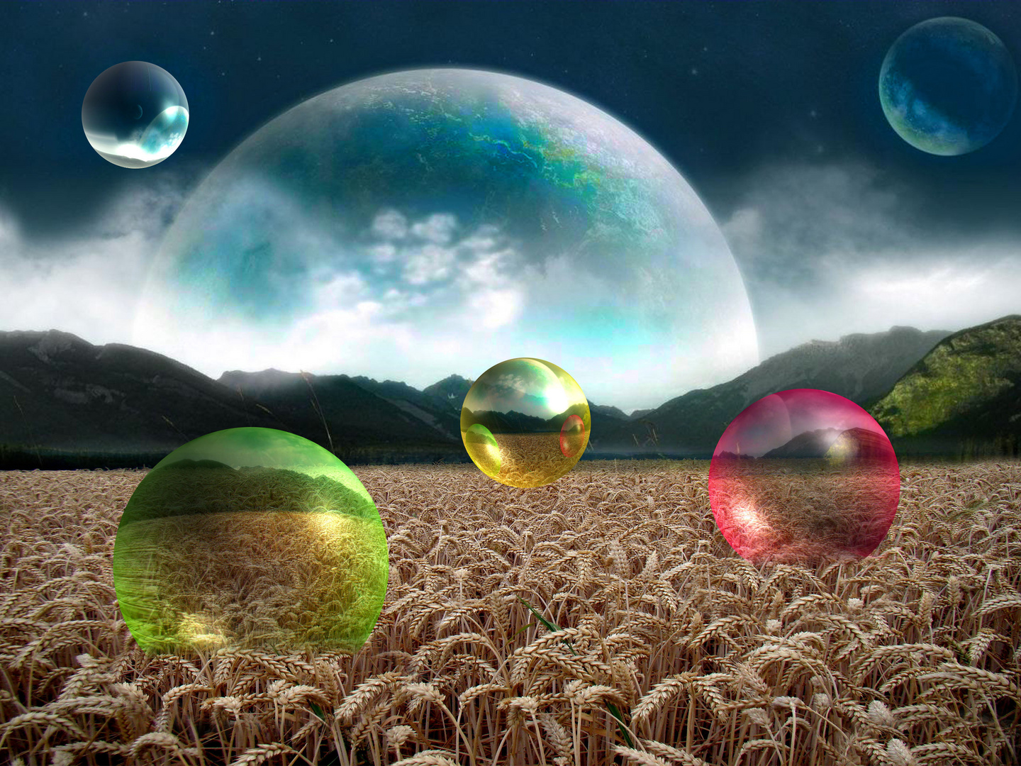 eine andere welt Foto & Bild | fotomontage, digiart Bilder auf ...