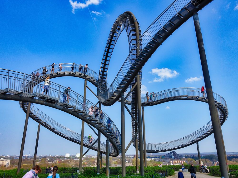 eine begehbare Achterbahn Foto & Bild | deutschland, europe, nordrhein ...