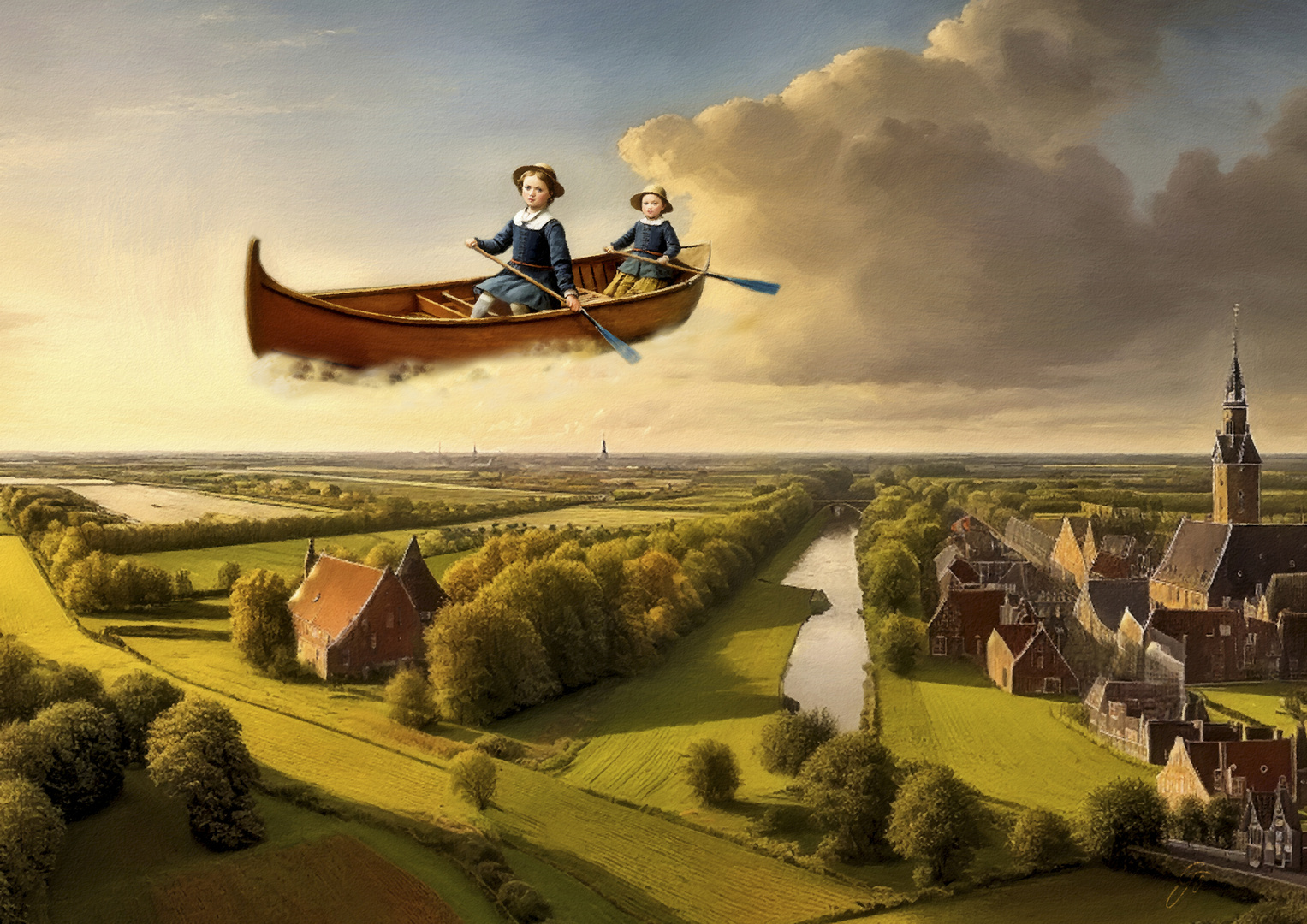 Eine Bootsfahrt die ist lustig! Foto & Bild | fotomontage, surreal, composing Bilder auf ...