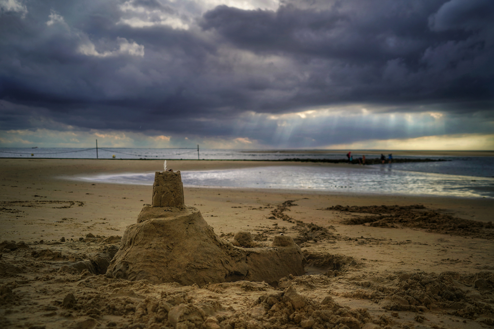Eine Sandburg am Strand... Foto & Bild | deutschland, europe ...