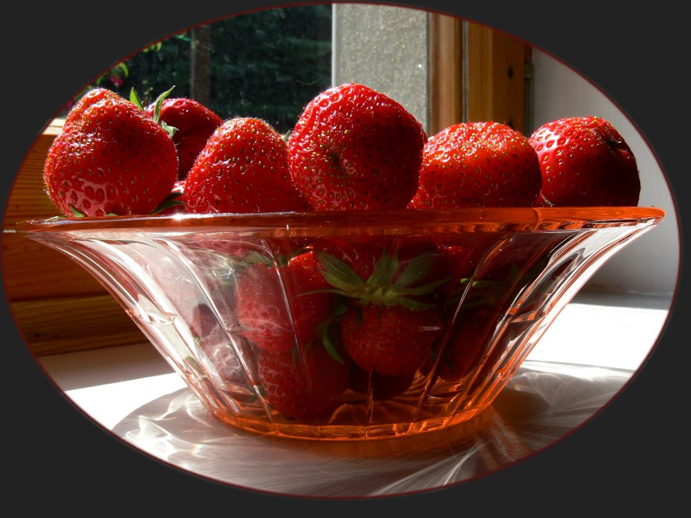 Eine Schale Erdbeeren Foto & Bild | pflanzen, pilze & flechten, früchte ...