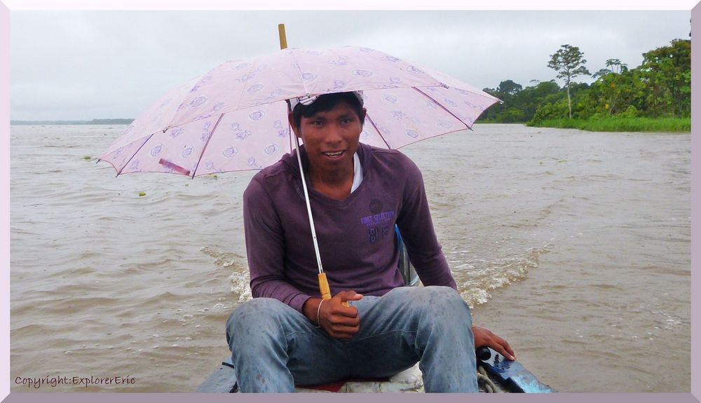 einen Schirm für den Bootsführer.............. Foto & Bild | south ...