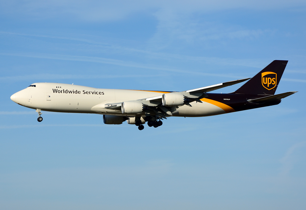 Einer der ersten Besuche einer UPS Boeing 747-800F Foto & Bild ...