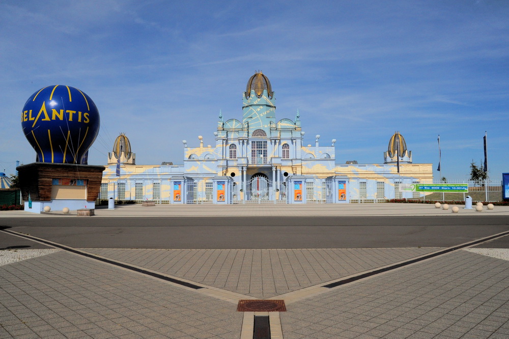 Eingang nach Belantis Foto & Bild | deutschland, europe, sachsen Bilder ...
