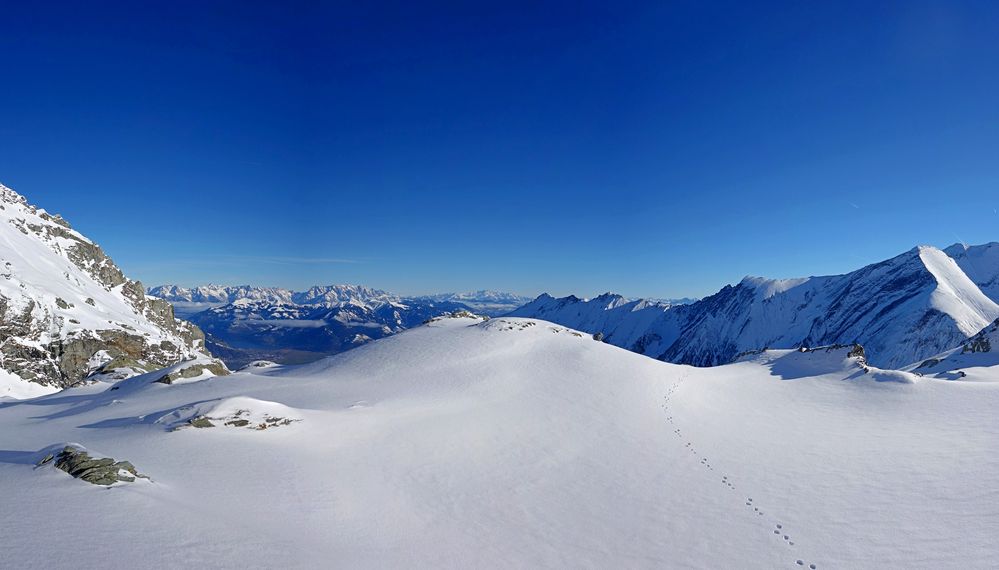 Einsame Spur Foto & Bild | landschaft, jahreszeiten, winter Bilder auf fotocommunity