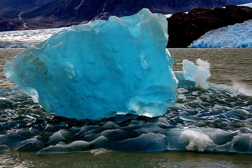 Eisblock Foto & Bild | south america, chile, torres del paine n.p ...